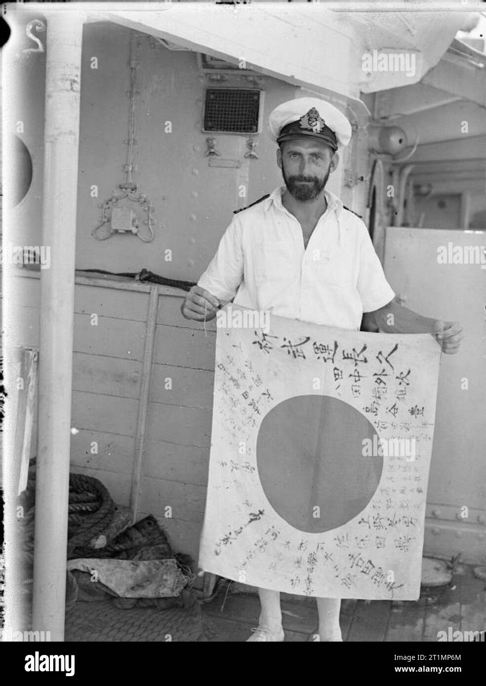 The Royal Navy during the Second World War A full length portrait shot ...