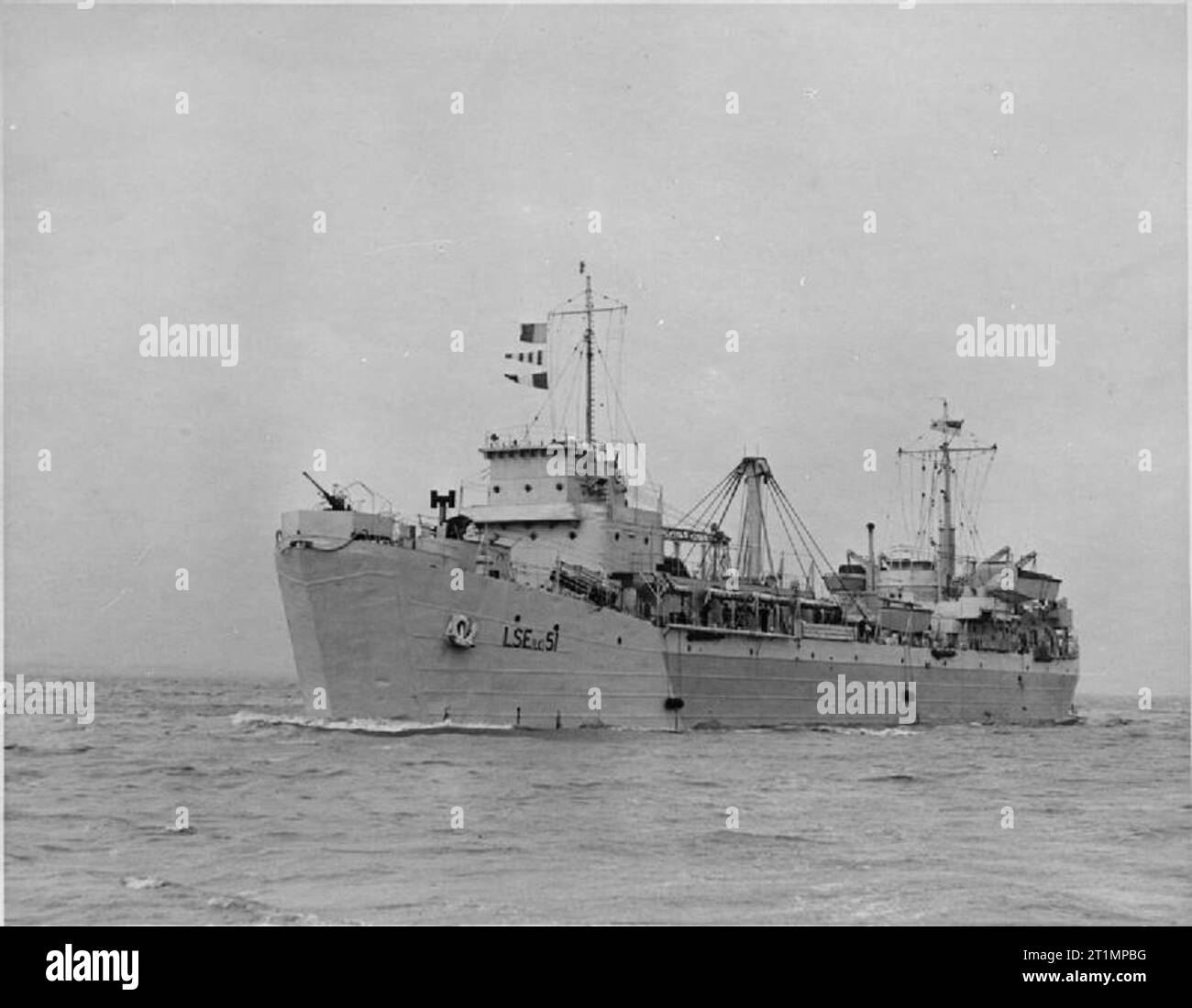 The Royal Navy during the Second World War LSE (LS) 51 underway. This ...