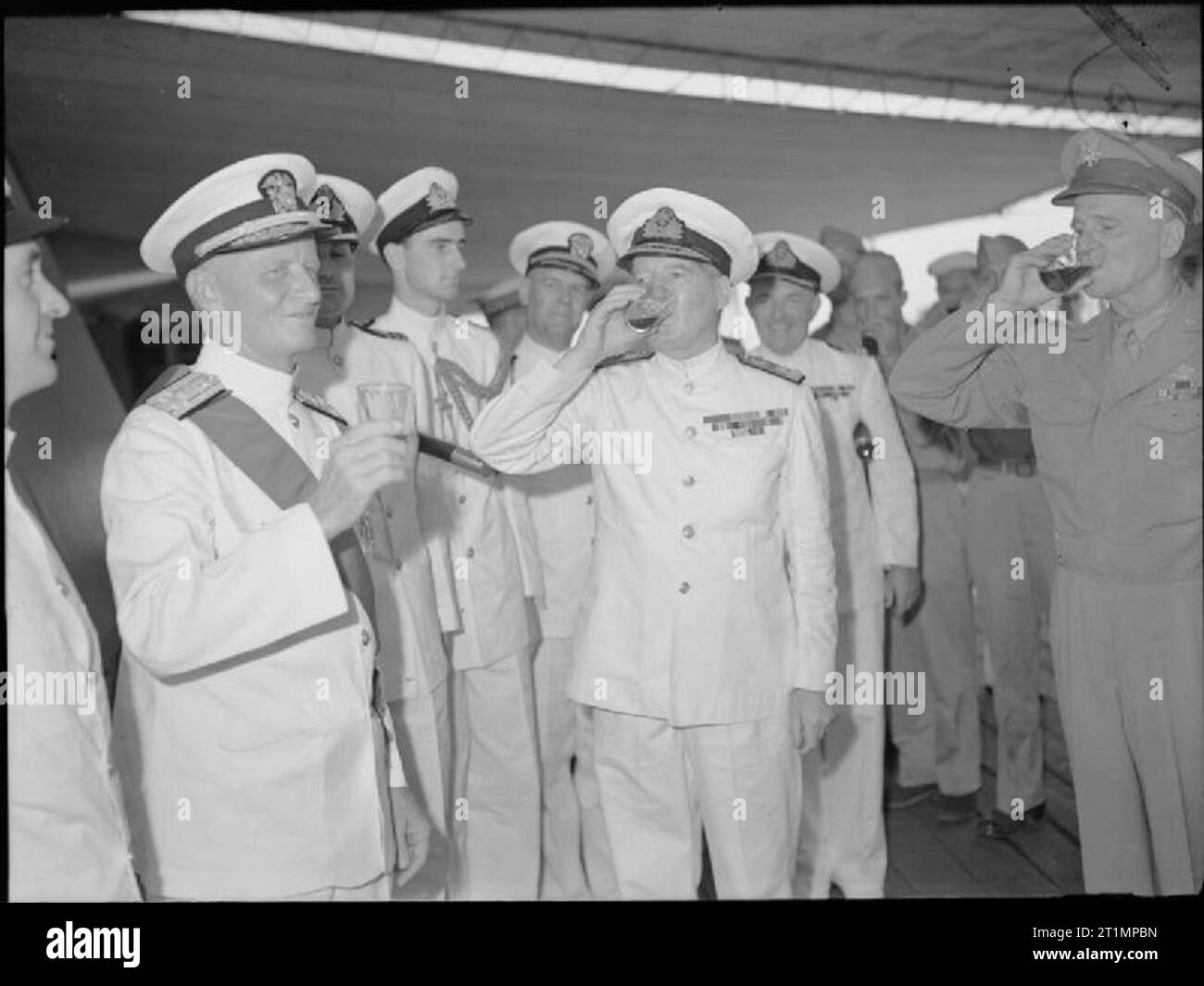 The Royal Navy during the Second World War Admiral Nimitz (left ...