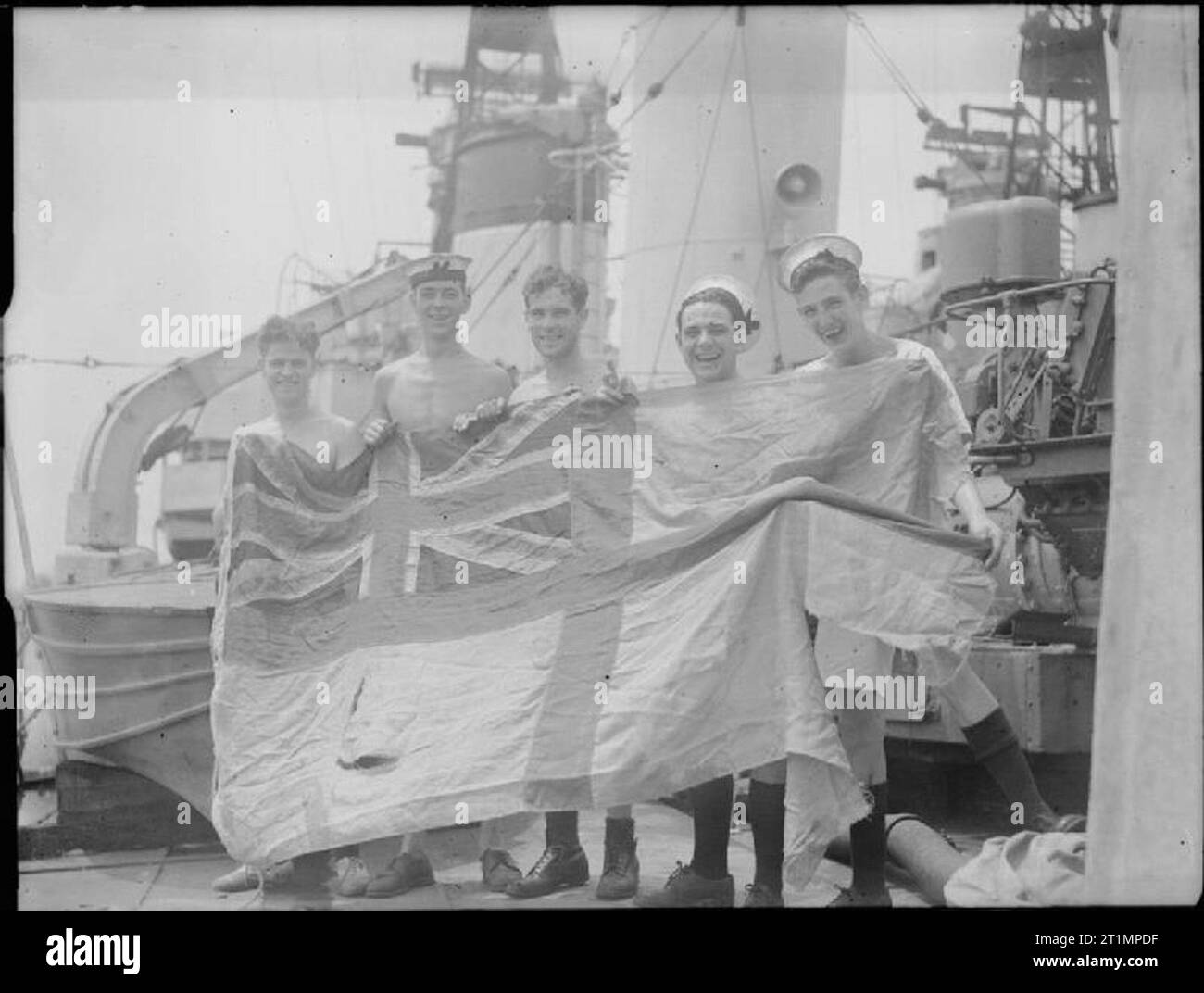 The Royal Navy during the Second World War A proud souvenir, the torn ...