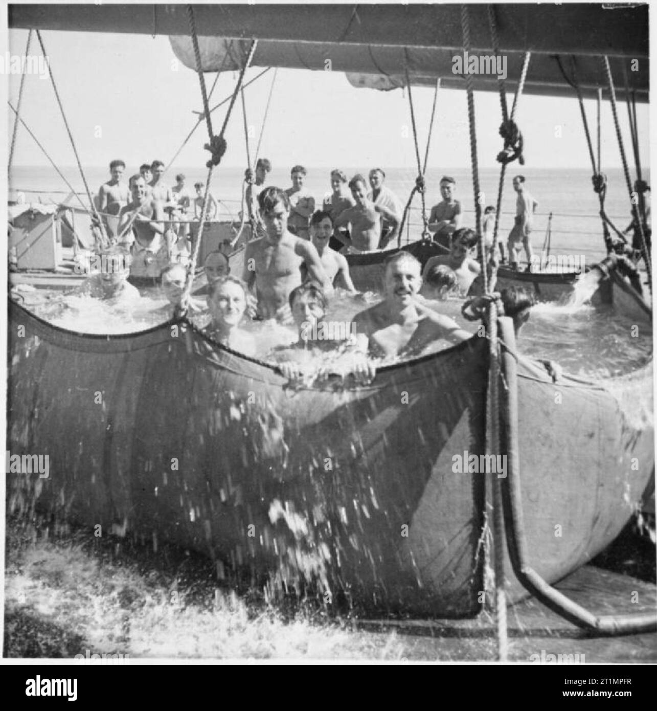 The Royal Navy during the Second World War Members of the ship's ...