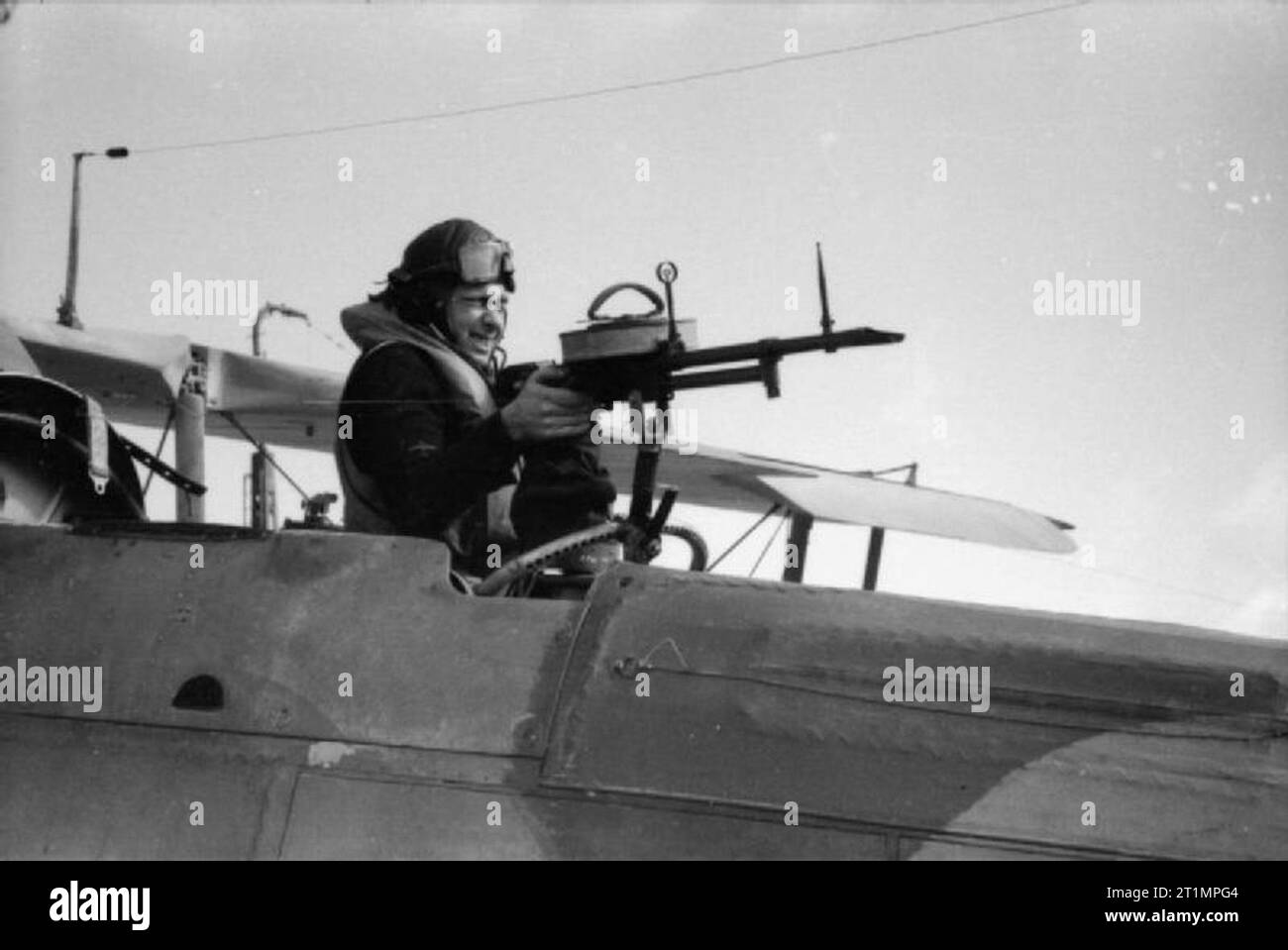 The Royal Navy during the Second World War The air gunner of a Fairey ...