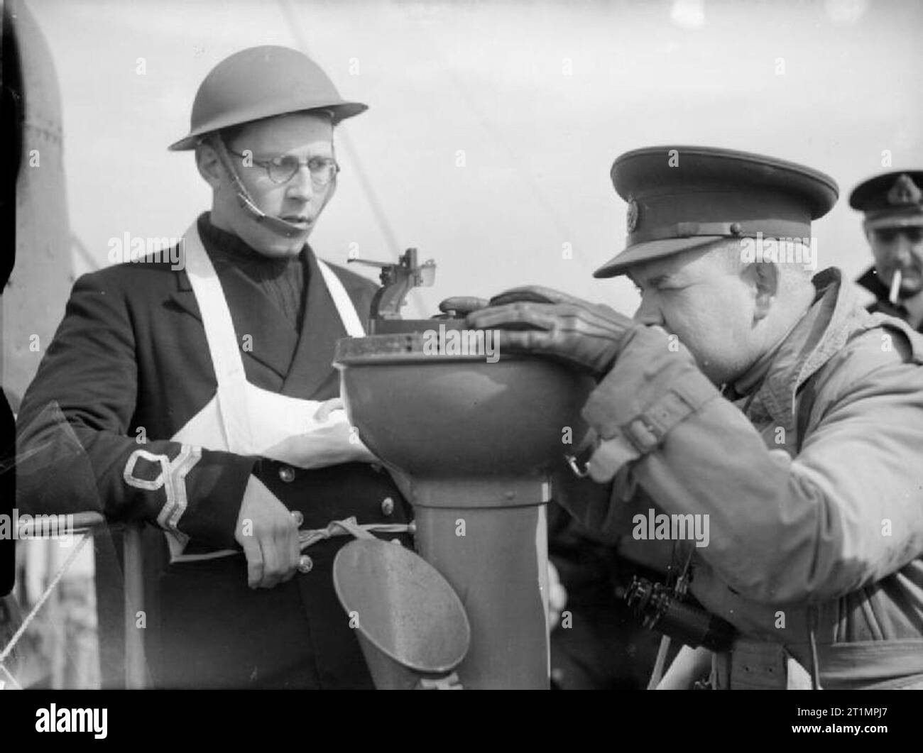 The Royal Navy during the Second World War An Army officer taking a ...