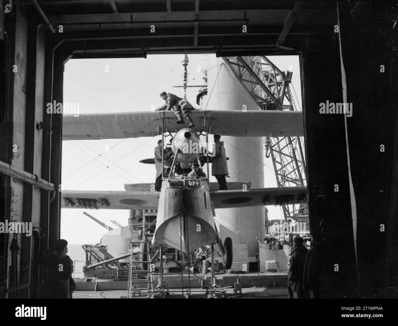 The Royal Navy during the Second World War Framed by the entrance of ...