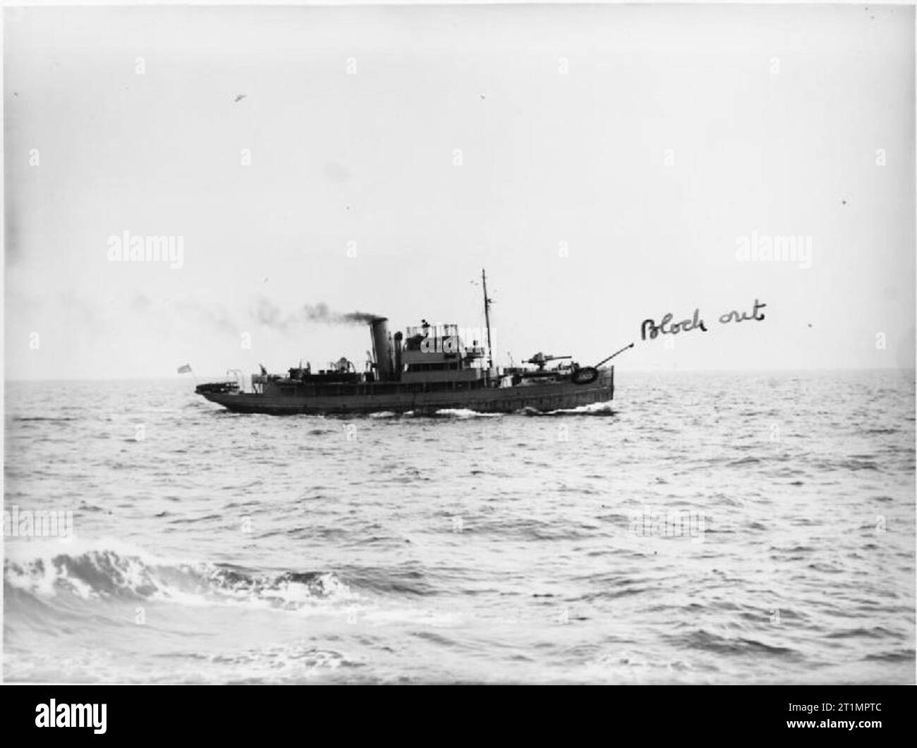 The Royal Navy during the Second World War HMS COILA underway Stock ...