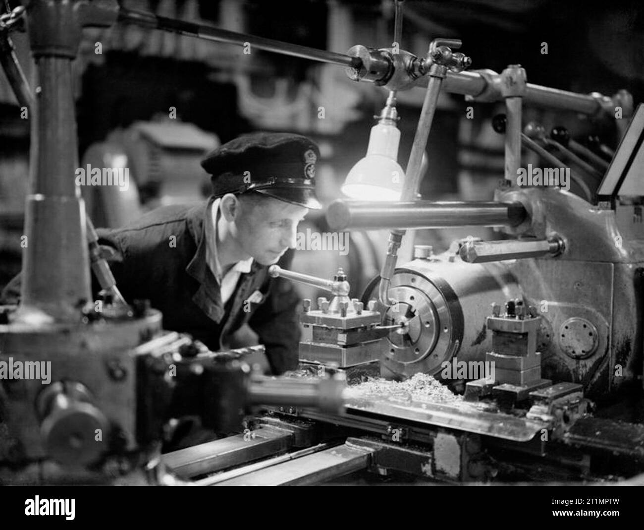 The Royal Navy during the Second World War An engine room artificer at ...