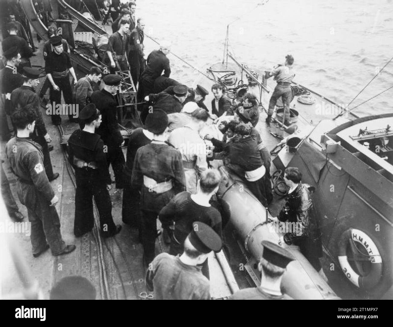 The Royal Navy during the Second World War Wounded sailors from the ...