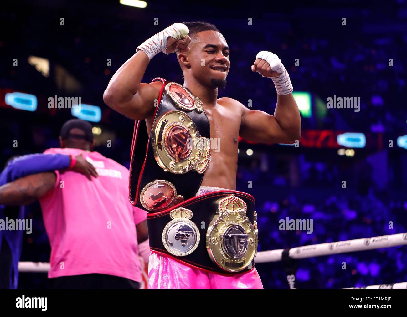 Deen The Great celebrates beating Walid Sharks in their Lightweight ...