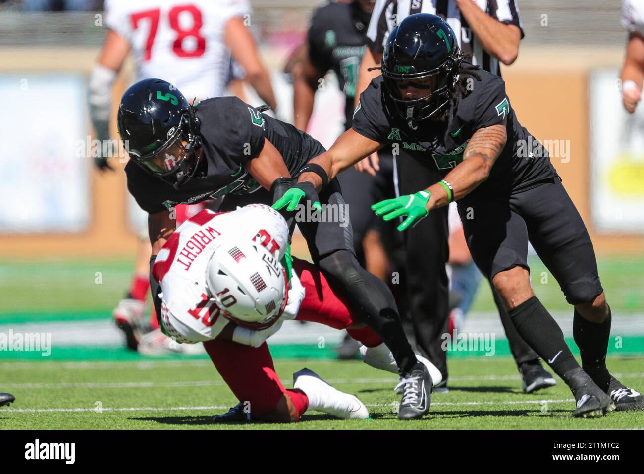 October 14, 2023:.North Texas Mean Green cornerback Ridge Texada (5 ...