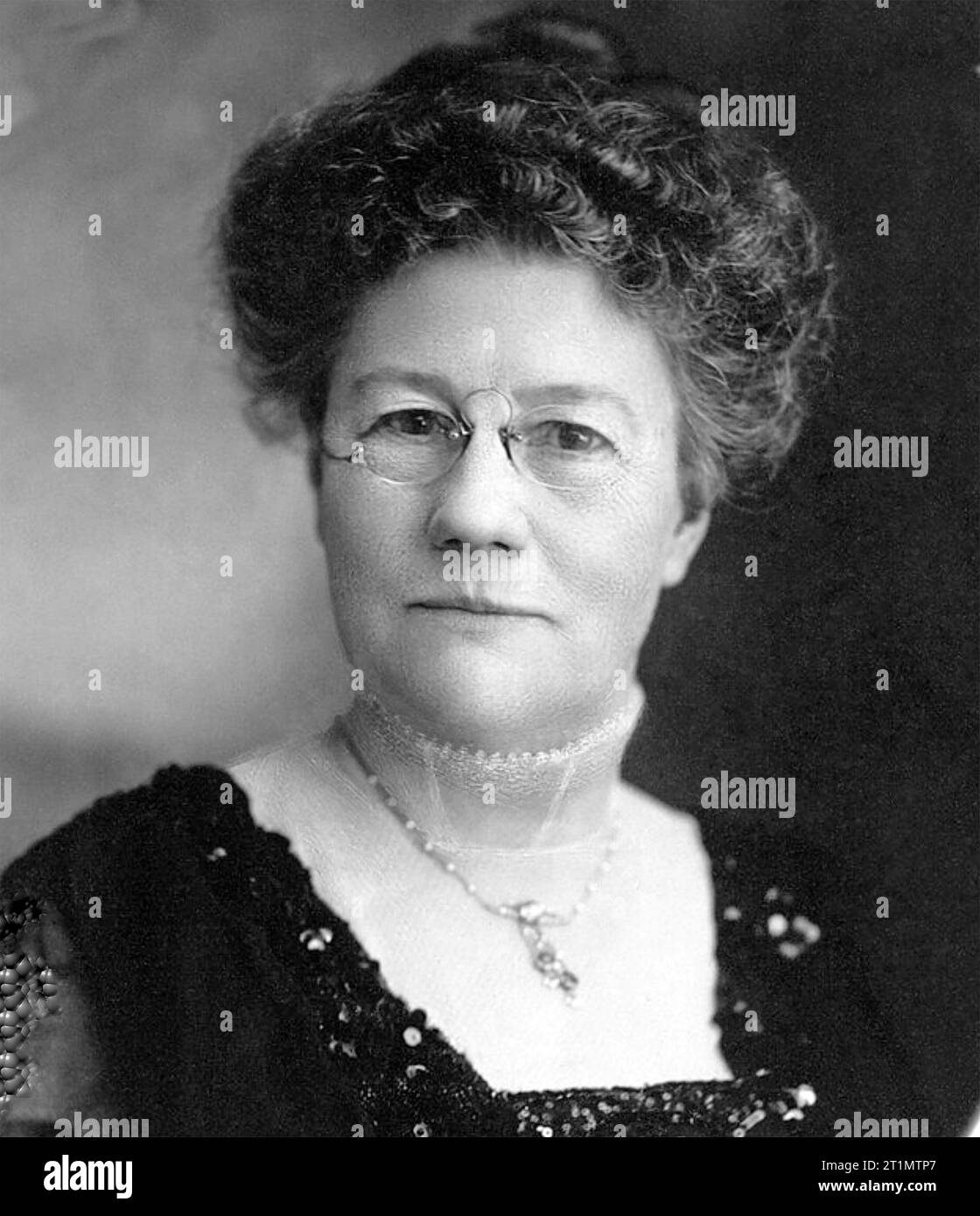 IDA HARPER (1851-1931) American writer and suffragist campaigner Stock ...