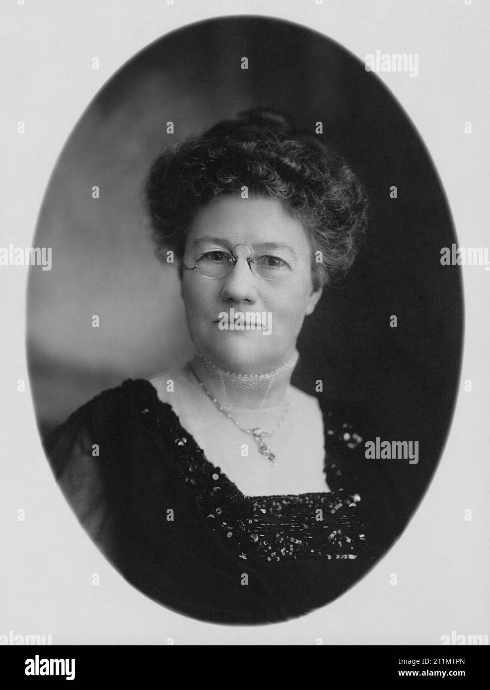 IDA HARPER (1851-1931) American writer and suffragist campaigner Stock ...