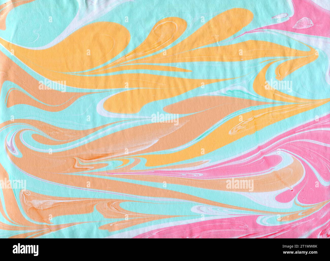 Ebru marbling handmade art, traditional Turkish Ebru technique ...