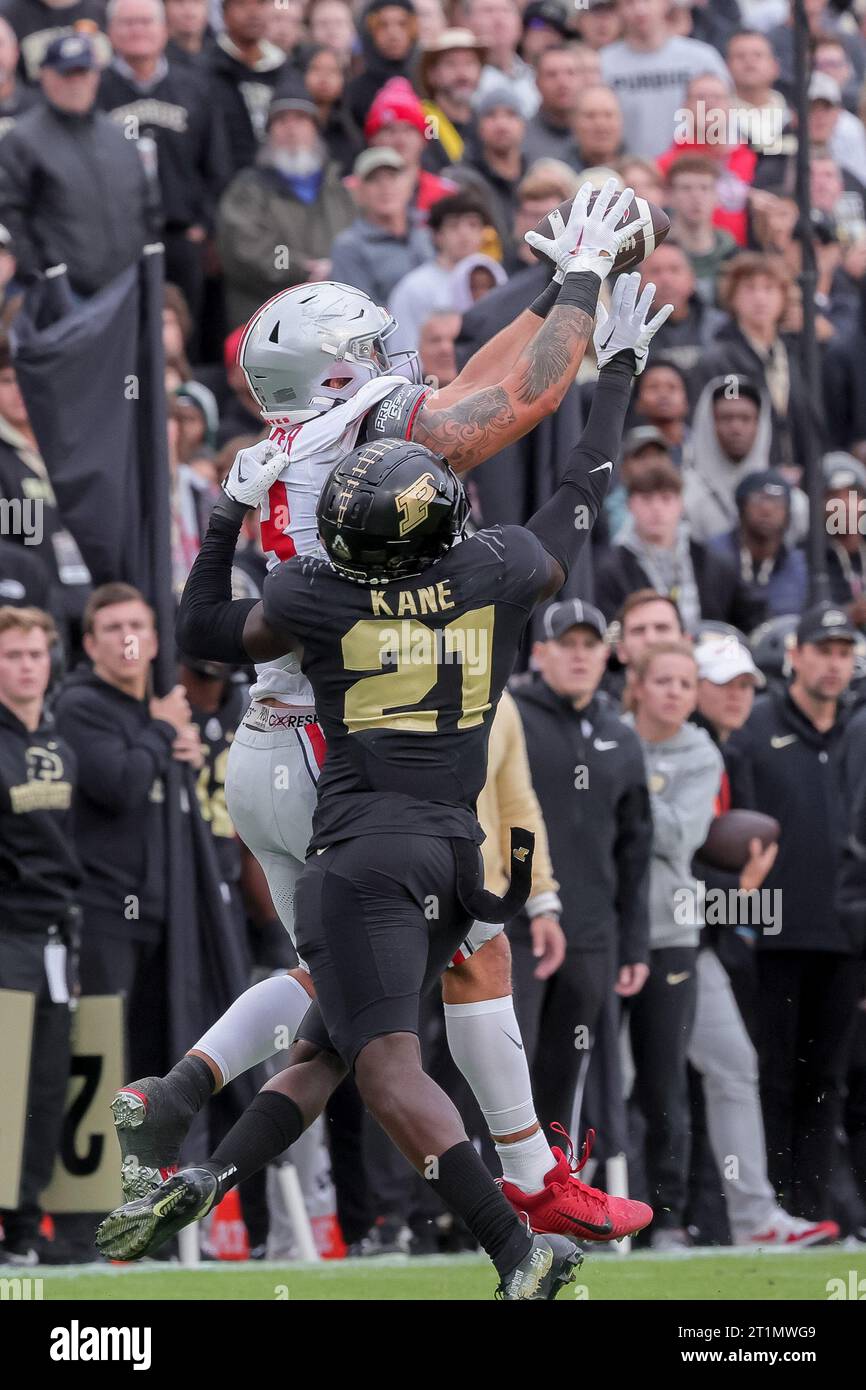 West Lafayette, Indiana, USA. 14th Oct, 2023. Ohio State Buckeyes tight ...