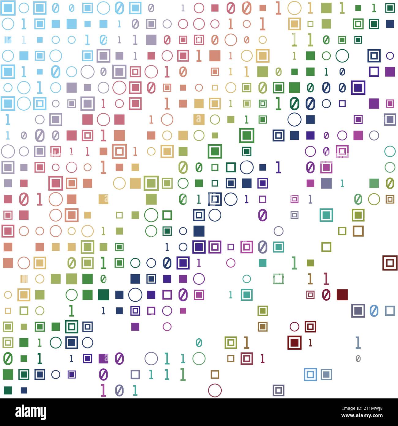 Appealing geometric matrix background in contrast colors. Creative ...