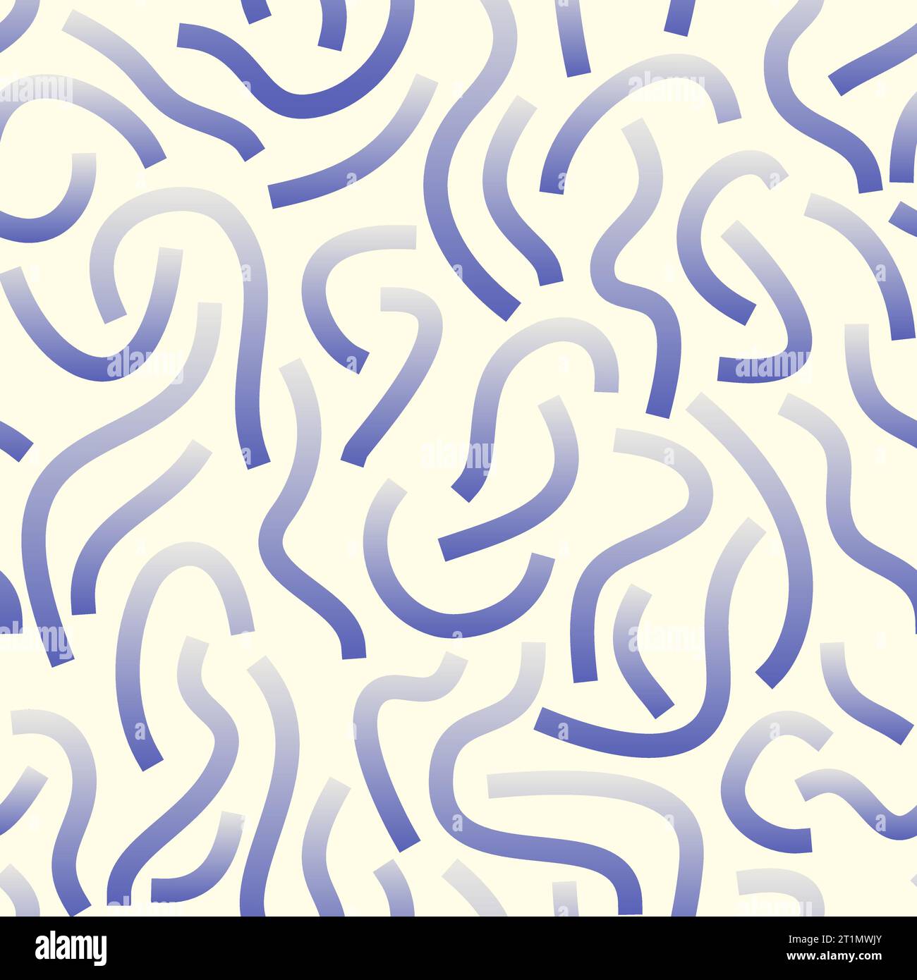 Blue and white gradient curved lines isolated on white background ...