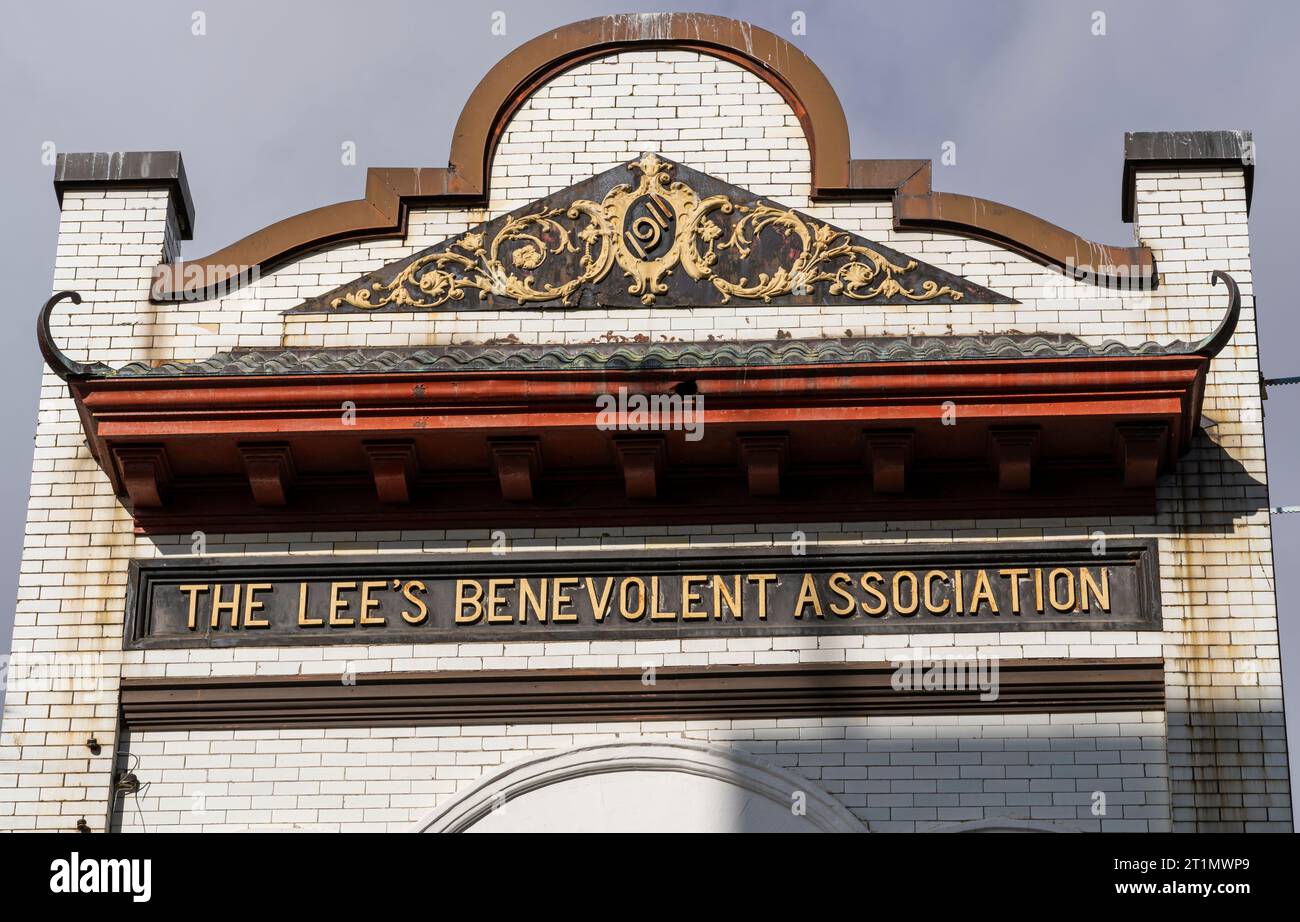 Architectural detail on the Lee's Benevolent Association building in ...