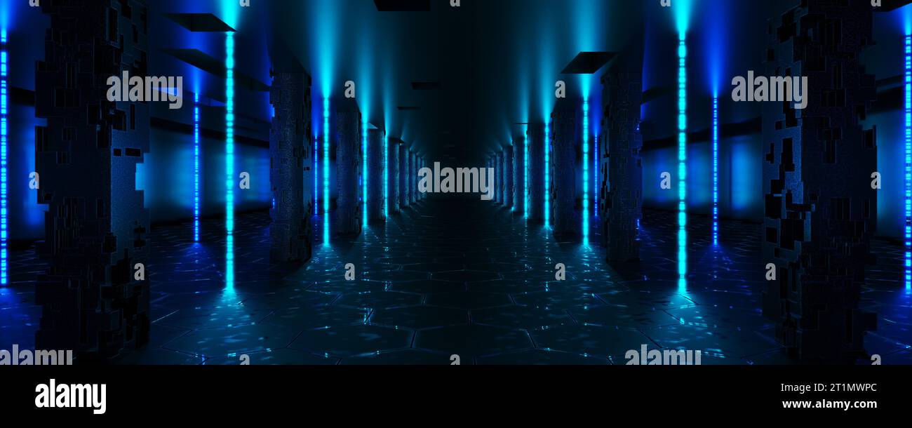 Abstract background from blocks. Big data. Blockchain technology. Network structure background ...