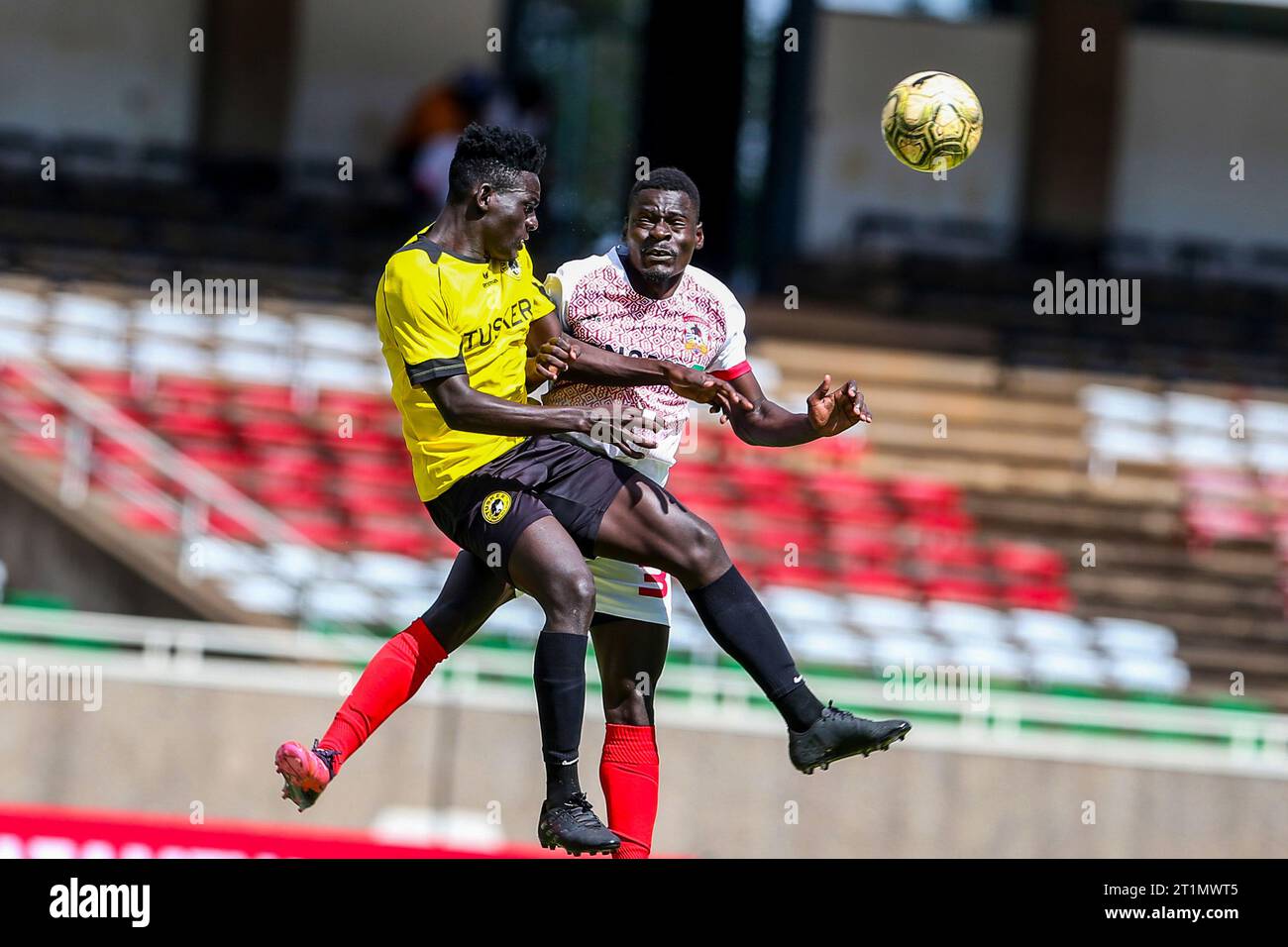 NAIROBI, KENYA - OCTOBER 6: Tusker fc David Odoyo of Tusker and Hillary ...