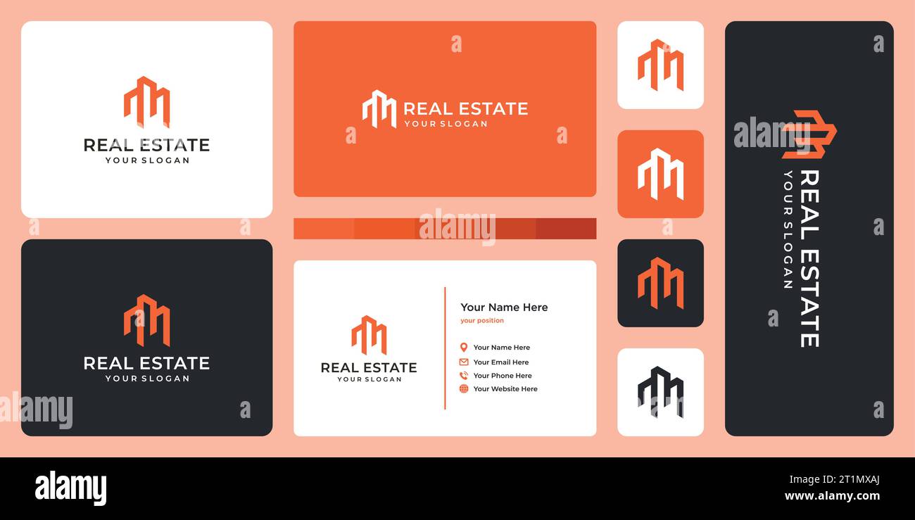 Real estate building logo design template graphic vector illustration ...