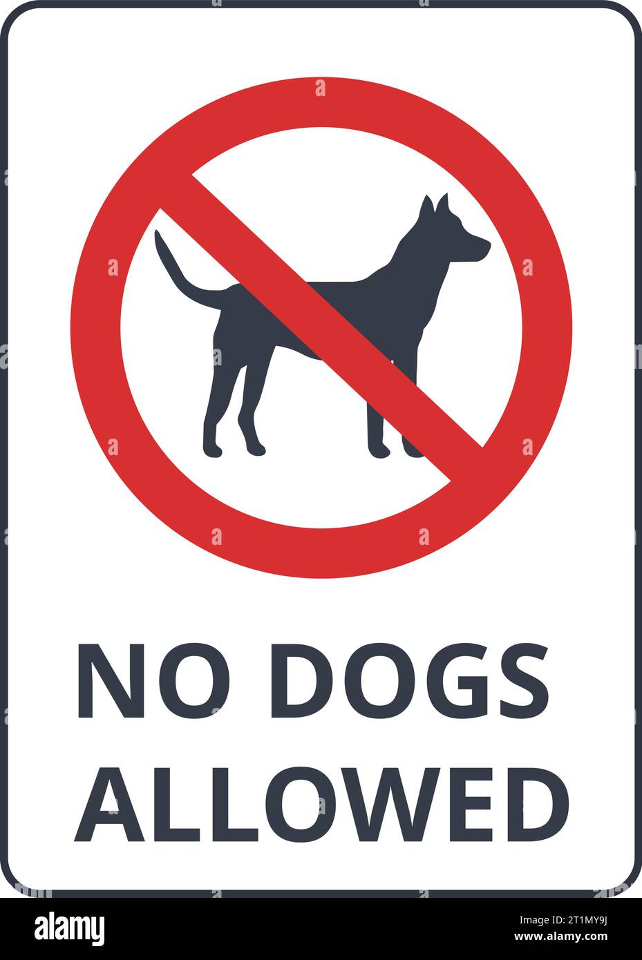 Prohibition of dogs Stock Vector Images - Alamy