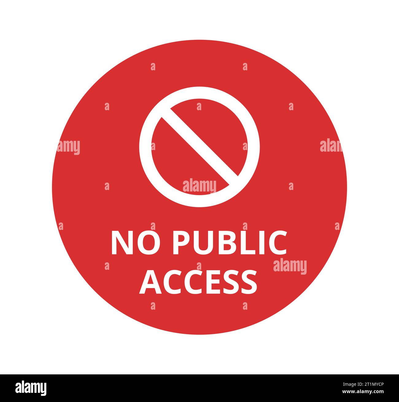 Keep out public Stock Vector Images - Alamy