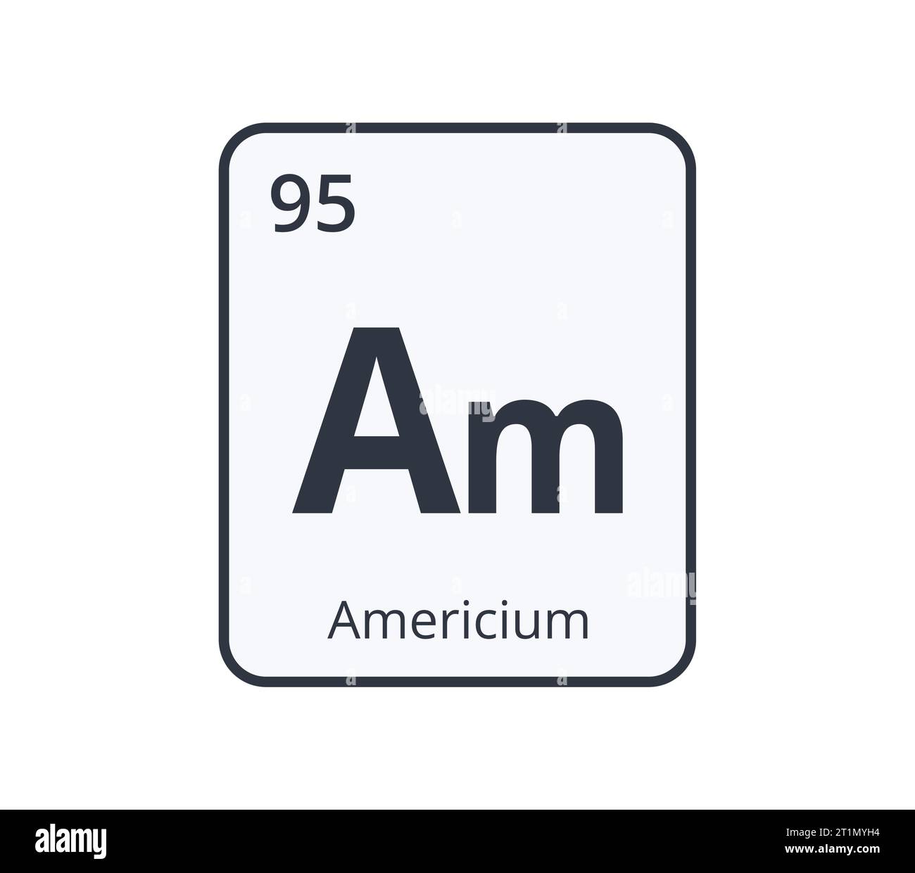 Americium Chemical Symbol Stock Vector Image & Art - Alamy