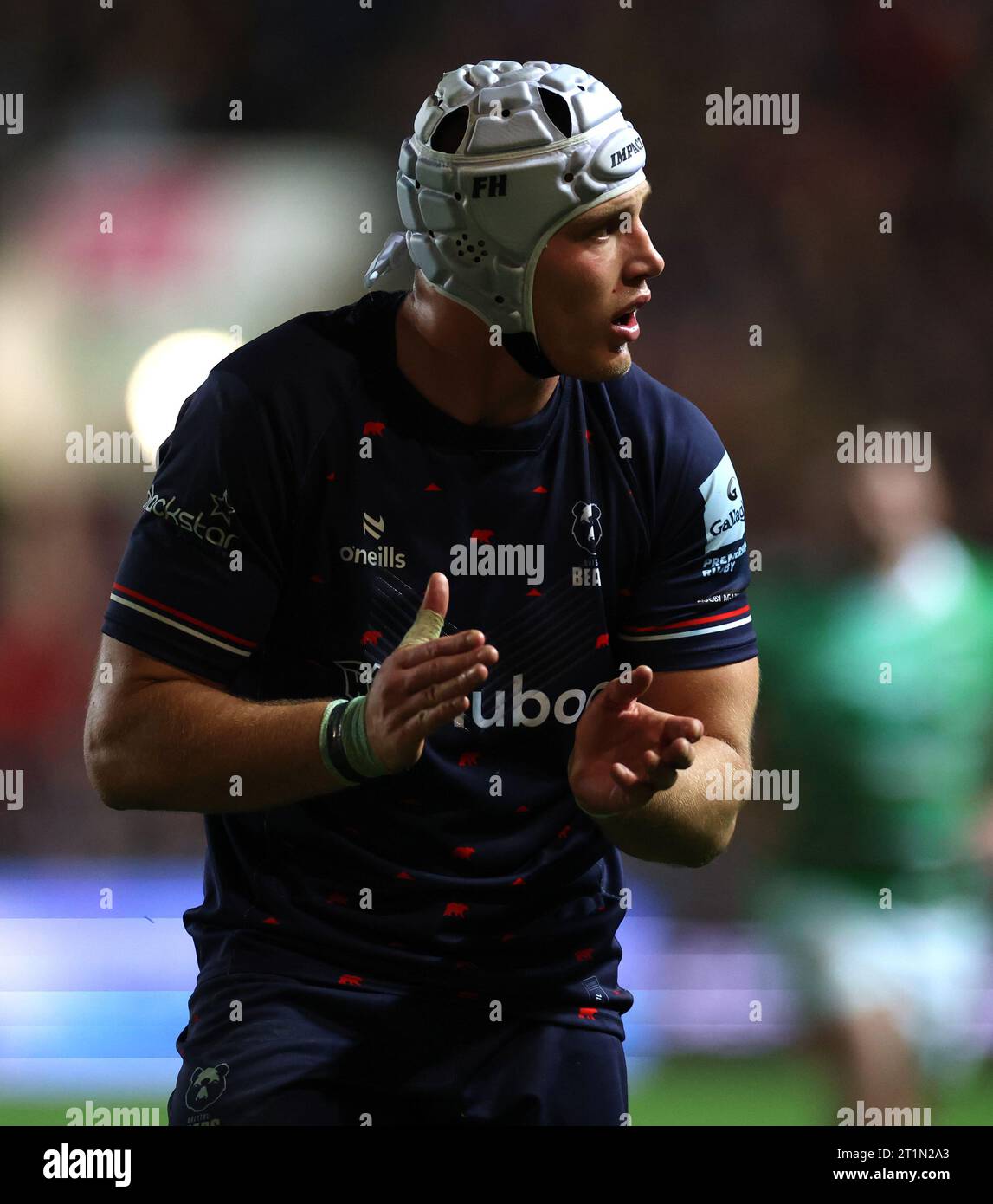 Bristol Bears' Fitz Harding during the Gallagher Premiership match at ...