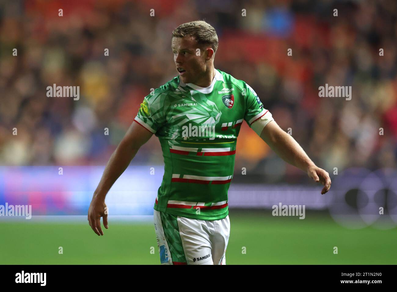 Leicester Tigers' Tom Whiteley during the Gallagher Premiership match ...