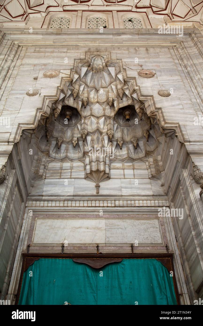 Islamic architecture, entrance gate of a mosque from the period of the ...