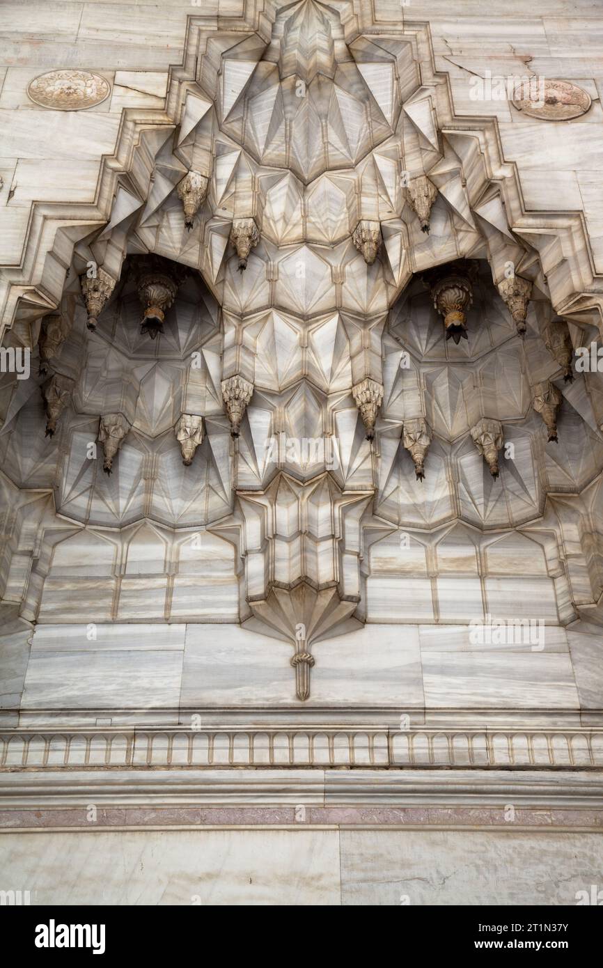 Islamic architecture, entrance gate of a mosque from the period of the ...