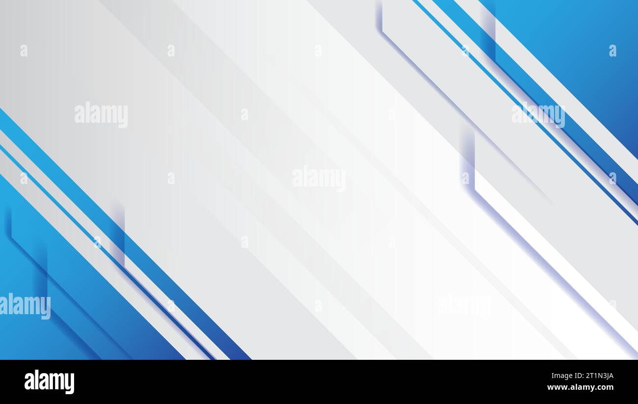 abstract blue and white background with diagonal stripes. vector ...