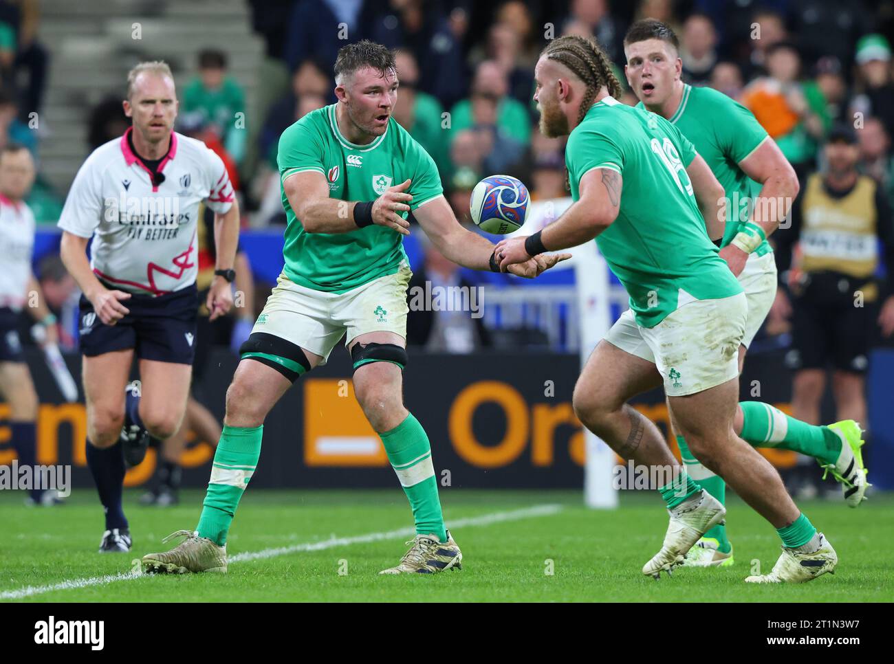 Paris, France. 14th Oct, 2023. Peter O'Mahony of Ireland in action ...