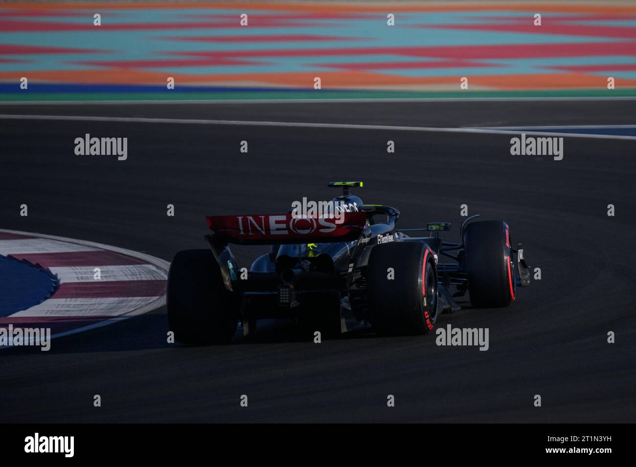 DOHA,QATAR - 7TH OCT 2023 – Lewis Hamilton (UK) Mercedes - AHMAD AL ...
