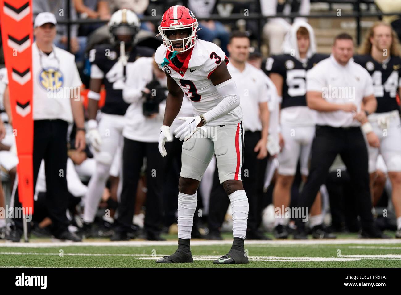 Georgia defensive back Kamari Lassiter (3) plays against Vanderbilt in ...