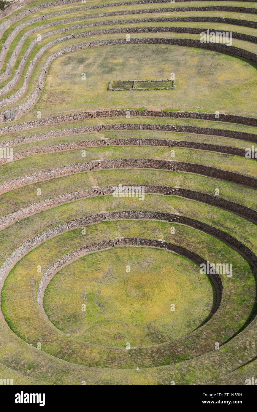 The archeological site of Moray (Peru Stock Photo - Alamy