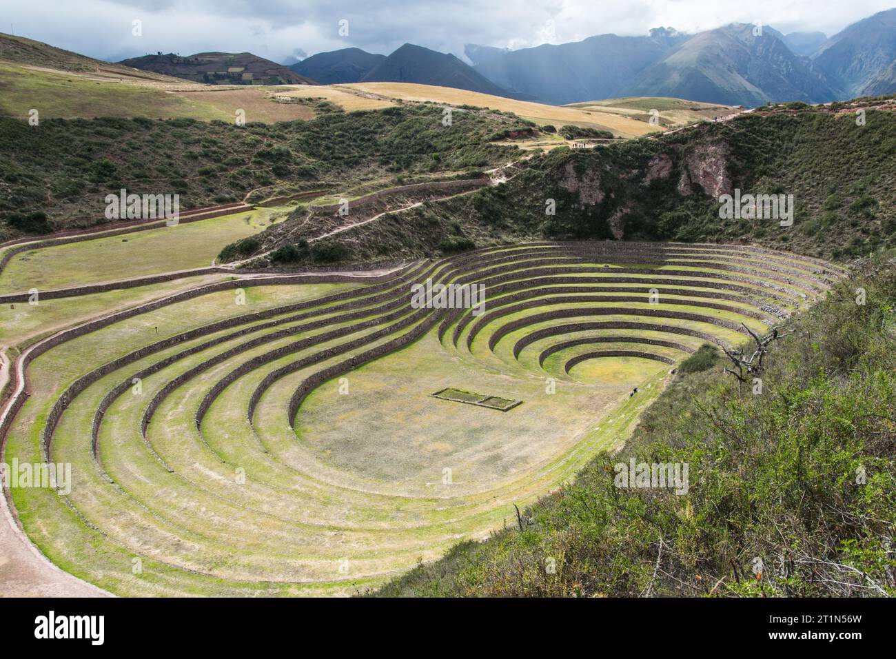 The archeological site of Moray (Peru Stock Photo - Alamy