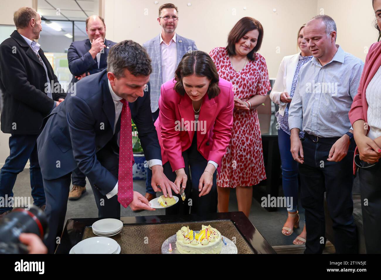 New Zealand. 15th Oct, 2023. Act Party Leader David Seymour with deputy ...