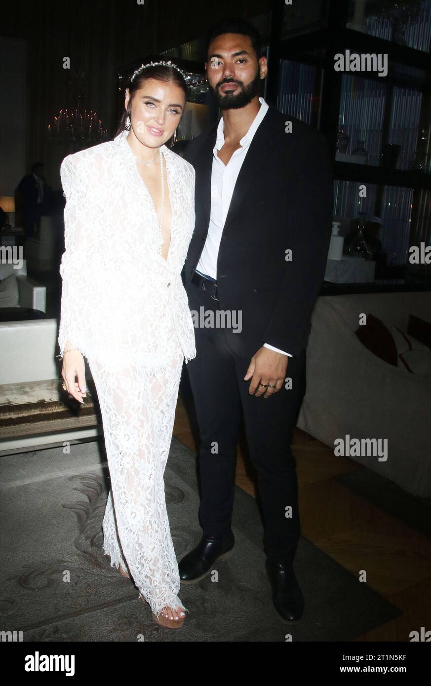 NEW YORK, NY- OCTOBER 12: Natalie De Banco and Adam Lindo at the Bronx ...