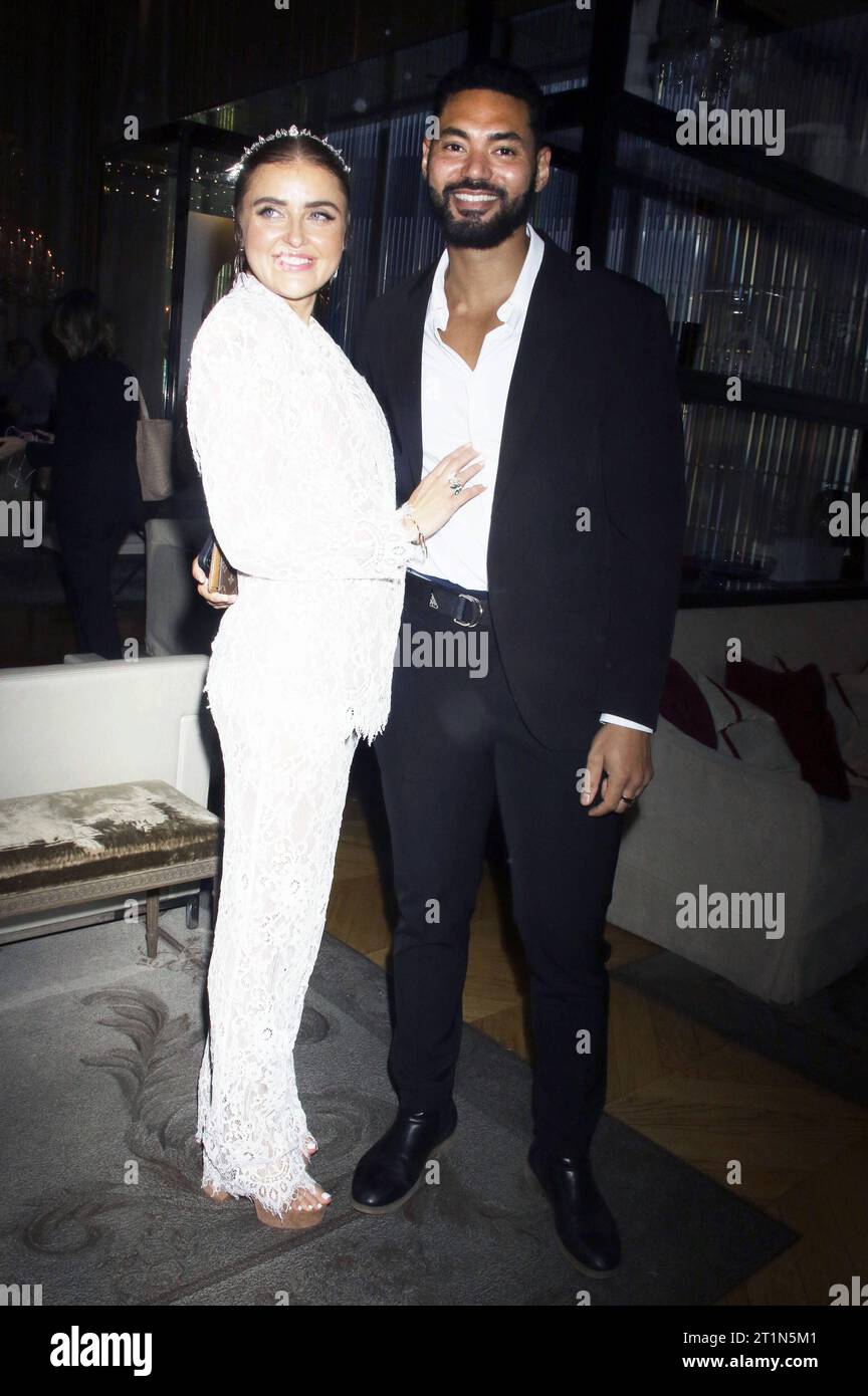 NEW YORK, NY- OCTOBER 12: Natalie De Banco and Adam Lindo at the Bronx ...