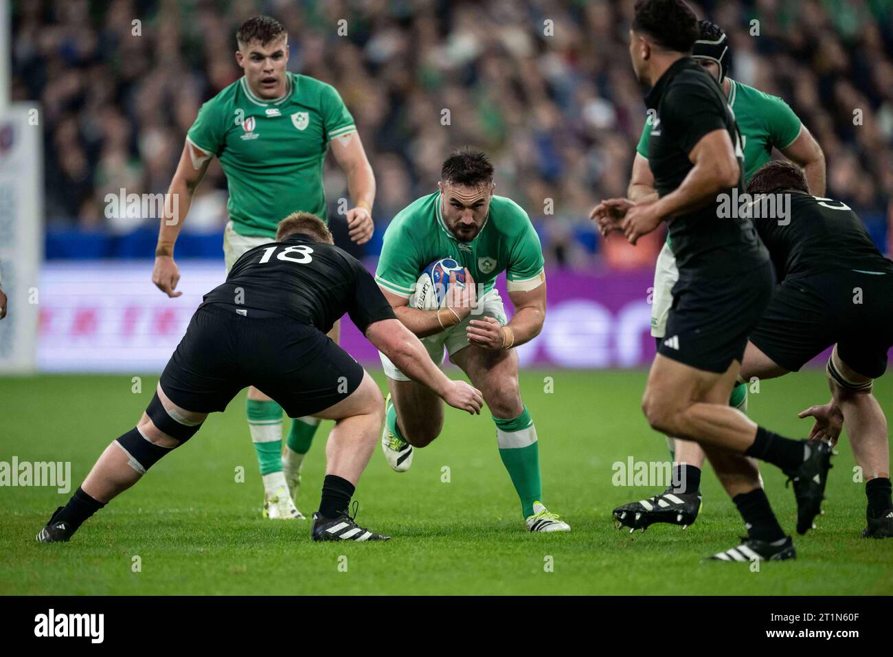 Ireland's centre Jimmy O'Brien during France 2023 Rugby World Cup ...
