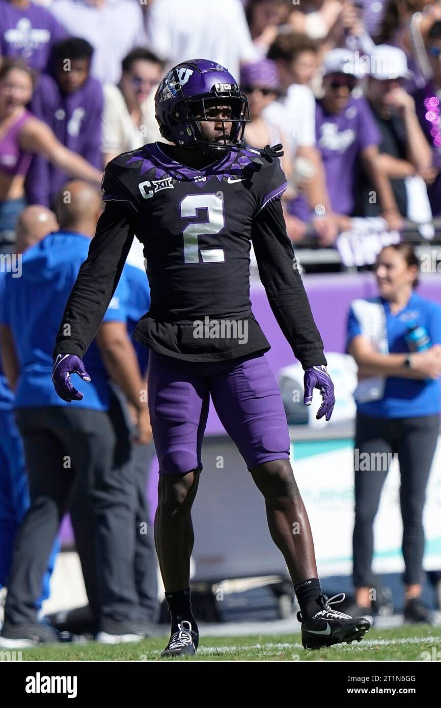 TCU cornerback Josh Newton (2) stands on the field during the first ...