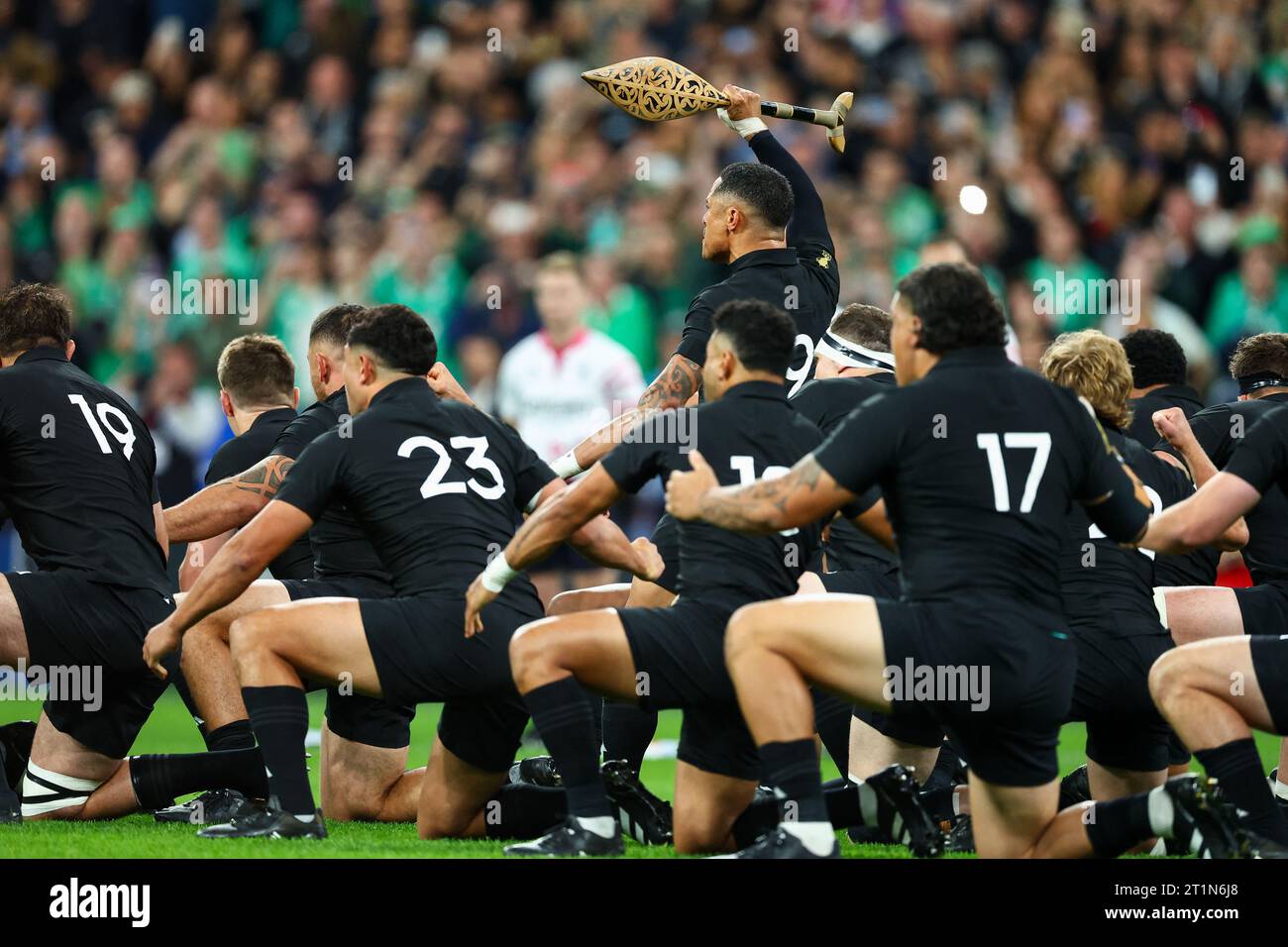Aaron Smith of New Zealand during the Rugby World Cup Quarter-final 2 ...