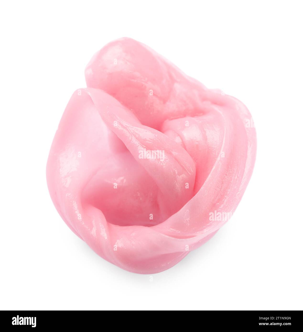 One used chewing gum isolated on white Stock Photo - Alamy