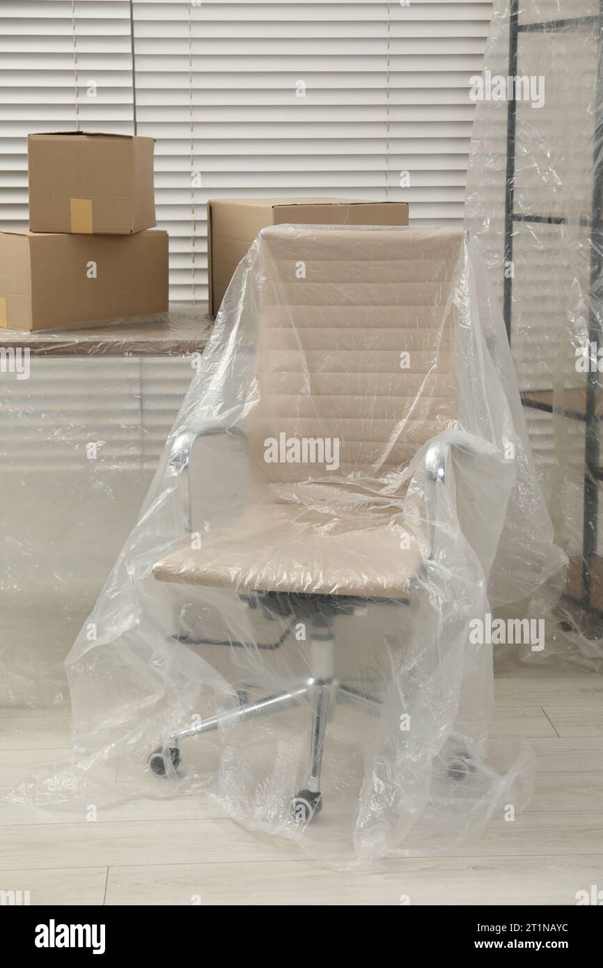 Plastic sheet covered boxes hi-res stock photography and images - Alamy