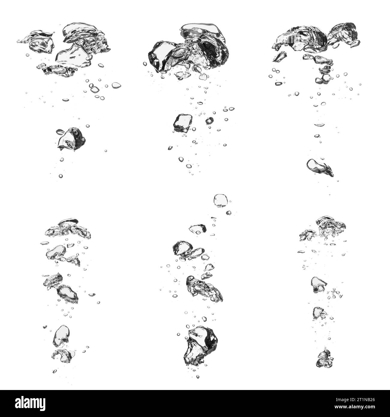 Flow air bubbles in Cut Out Stock Images & Pictures - Alamy