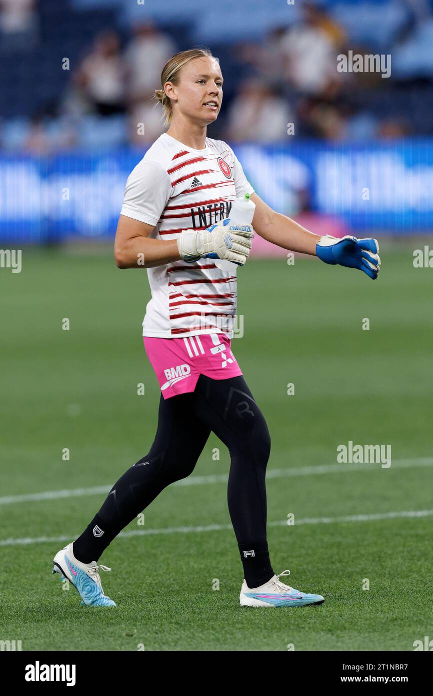 Sydney, Australia. 14th Oct, 2023. Kaylie Collins of the Wanderers ...