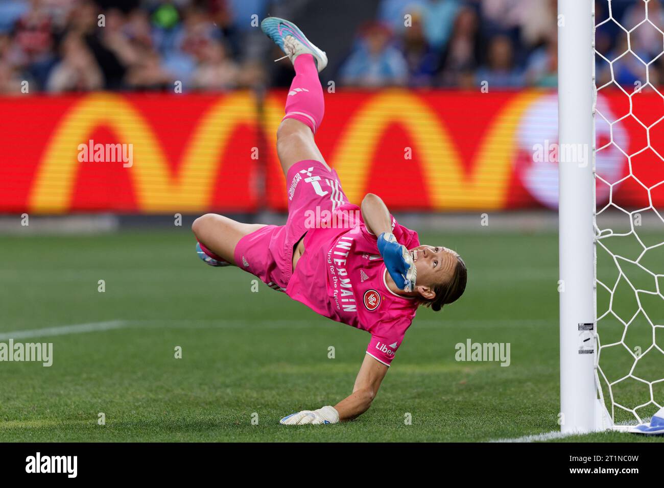 Sydney, Australia. 14th Oct, 2023. Goal keeper, Kaylie Collins of the ...