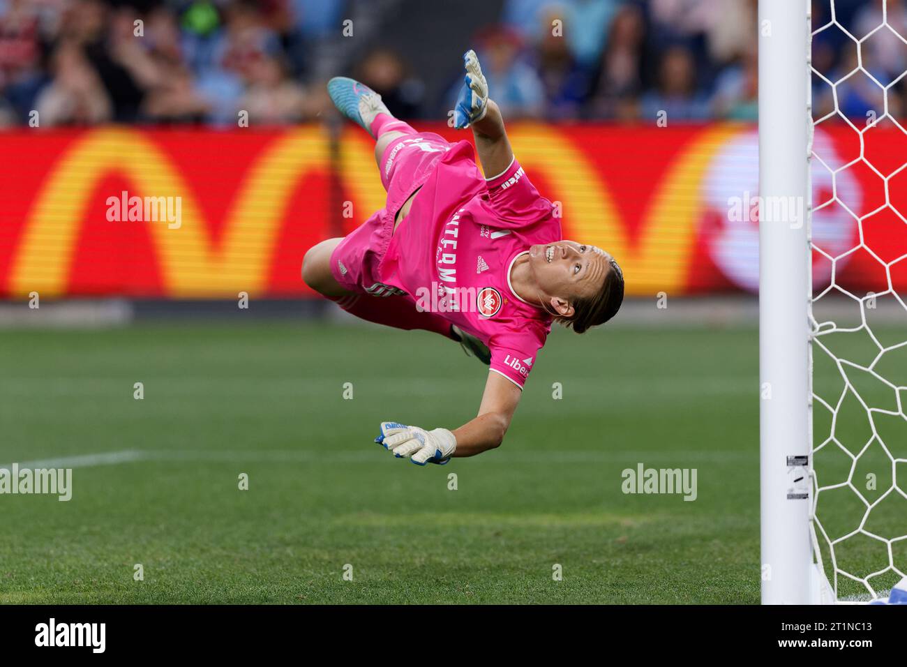 Sydney, Australia. 14th Oct, 2023. Goal keeper, Kaylie Collins of the ...