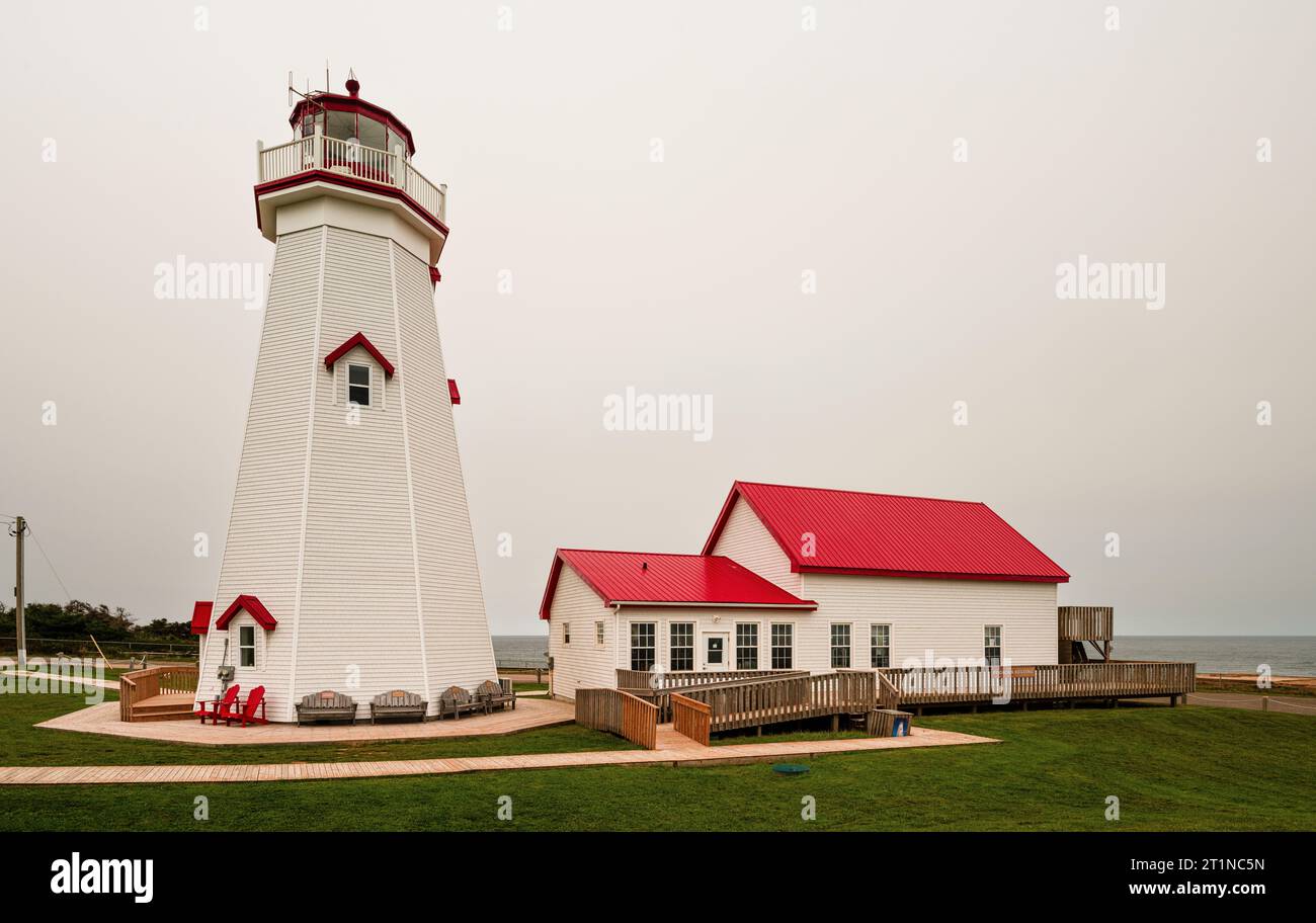 East Point Lighthouse East Point, Prince Edward Island, CAN Stock Photo ...