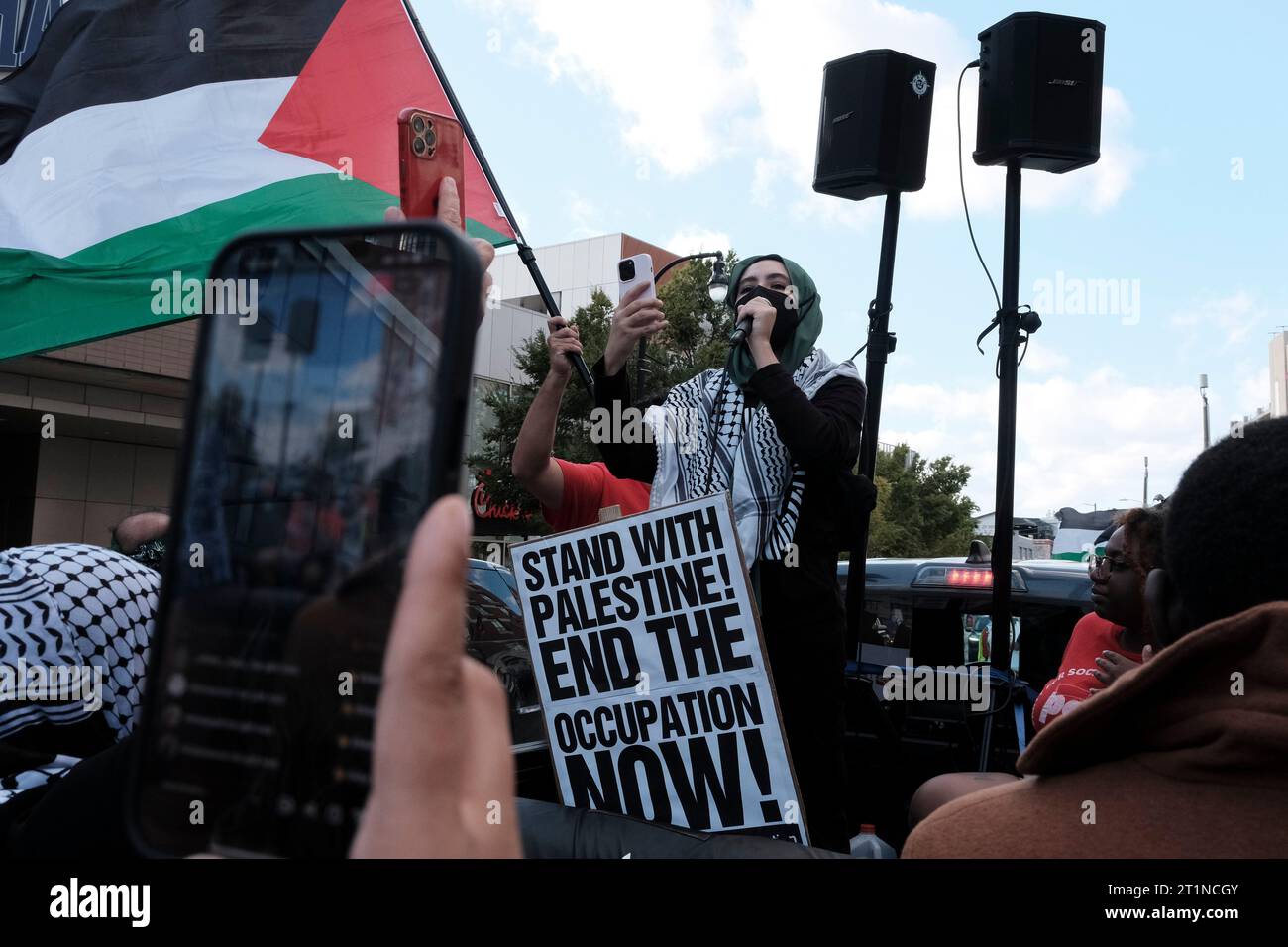 Atlanta, Georgia, USA. 14th Oct, 2023. After recent escalations in the ...
